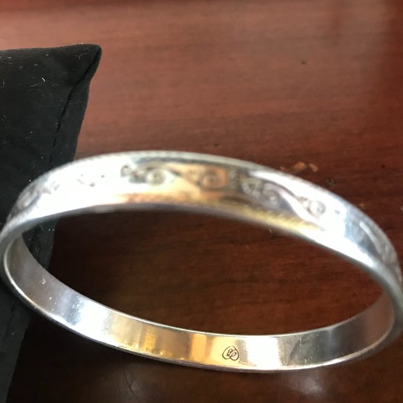 Brighton | Jewelry | Brighton Silver Bangle | Poshmark